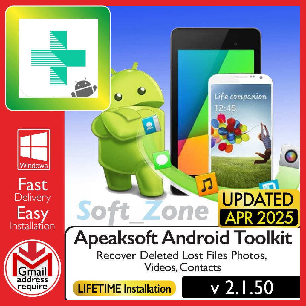 Apeaksoft Android Toolkit 2.1.50 - Recover Deleted, Lost Files Photos, Videos, Contacts [WINDOWS ...