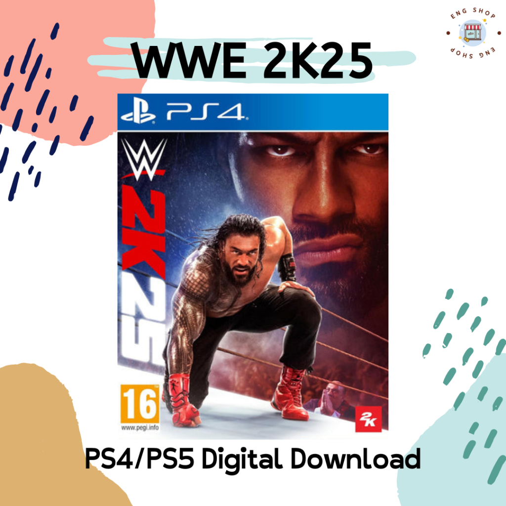 WWE 2K25 PS4 PS5 Digital Download Full Game (Active/Non-active ...