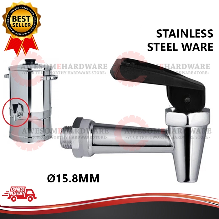 STAINLESS STEEL WATER TANK DISPENSER TAP FAUCET VALVE FOR ZEBRA ZIRAFAH ...