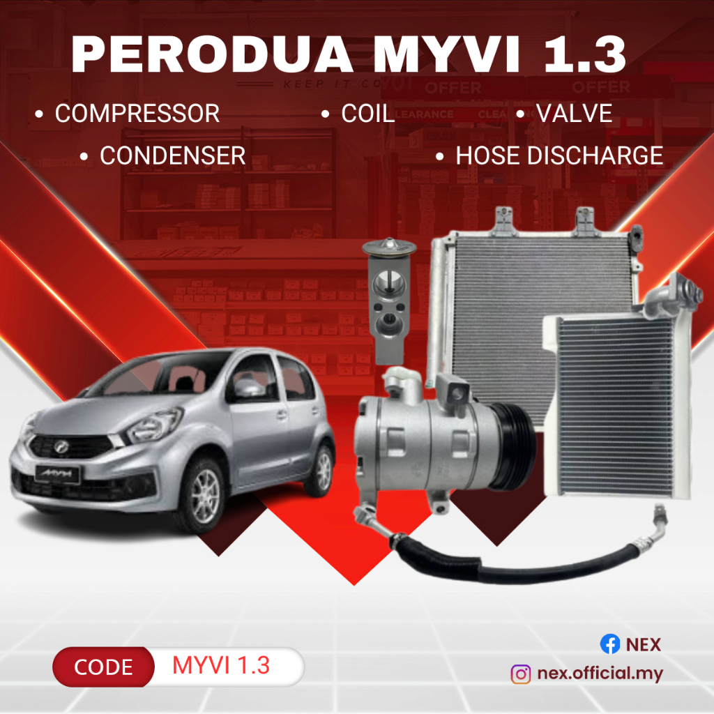 🔥PROMOSI TERHEBAT🔥 PERODUA MYVI 2018 (3RD GEN) 1.3 (COMPRESSOR ...