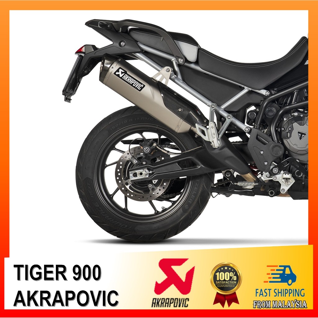 TRIUMPH TIGER 900 850 AKRAPOVIC EXHAUST - RACE-BRED PERFORMANCE & SOUND ...