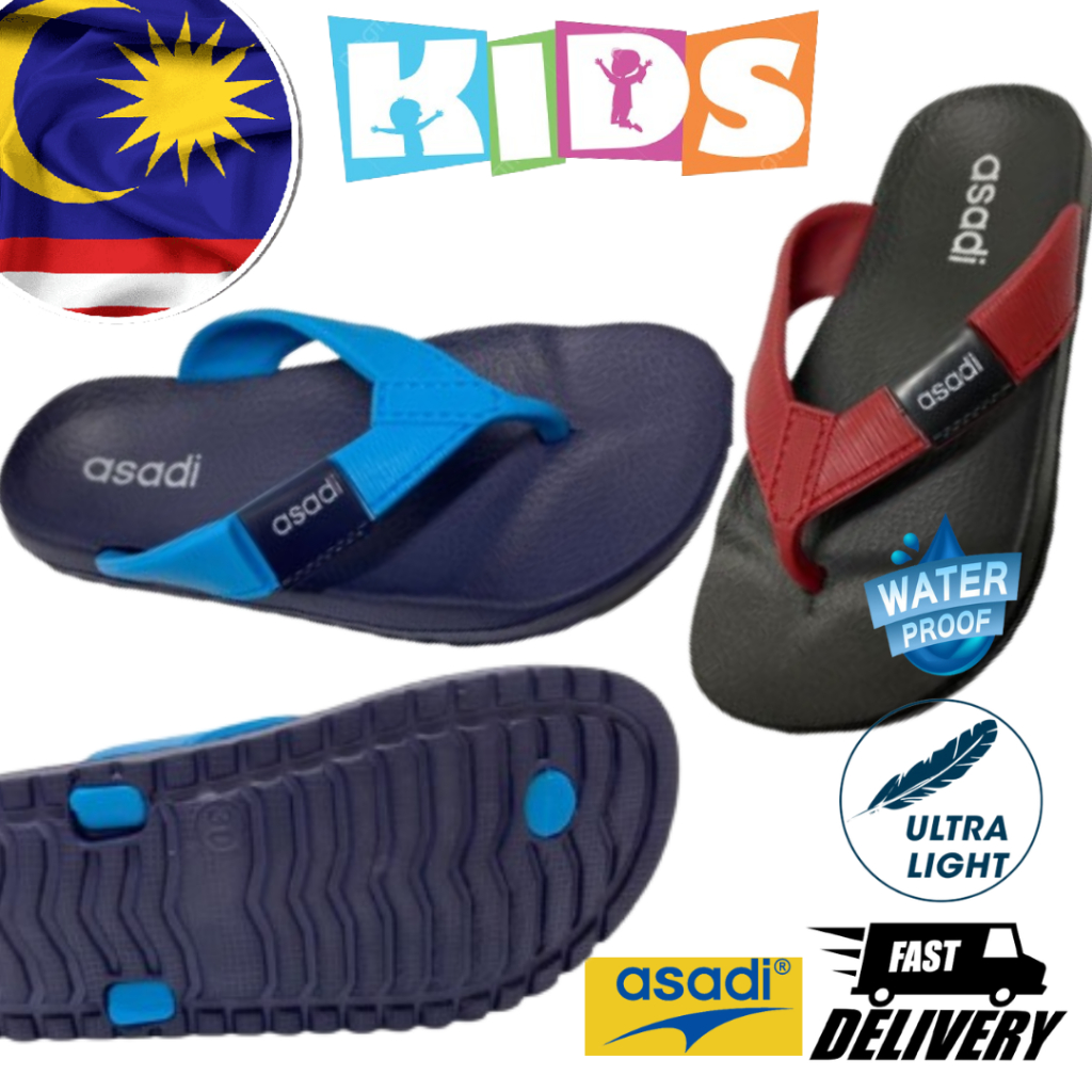 ASADI / Selipar Sandal Budak Lelaki Perempuan / Slipper Kids sandals ...