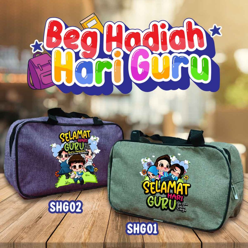 Beg Hadiah SELAMAT HARI GURU / Beg Pencil Case / Beg Makeup / Teacher's ...