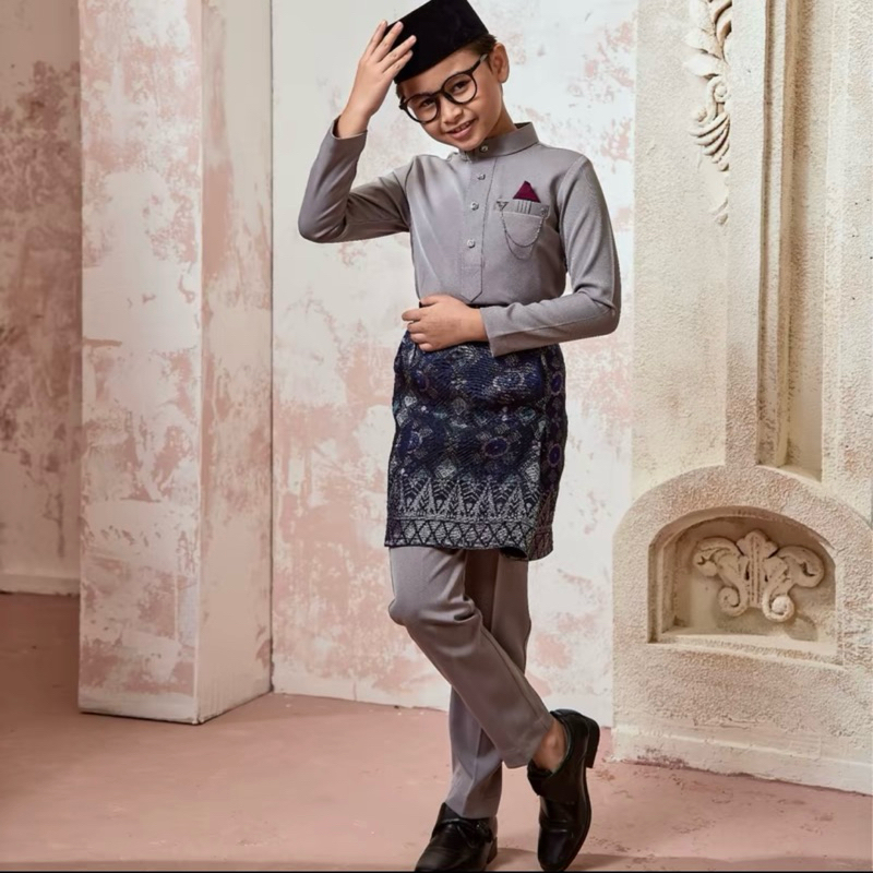 Baju Melayu De’King Putera Rqal Exclusive Kids (Preloved) | Shopee Malaysia
