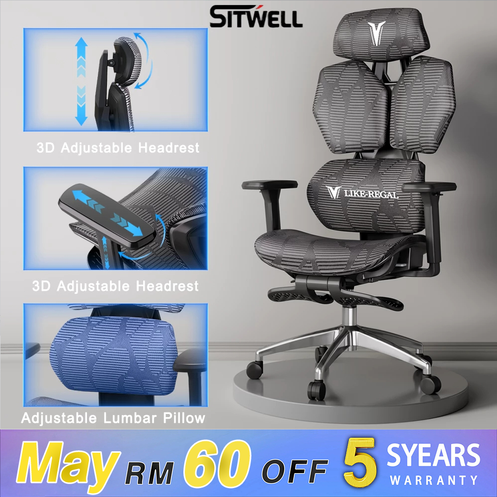SitWell E04 Profession Office Chair Home Study Chair Adjustable ...