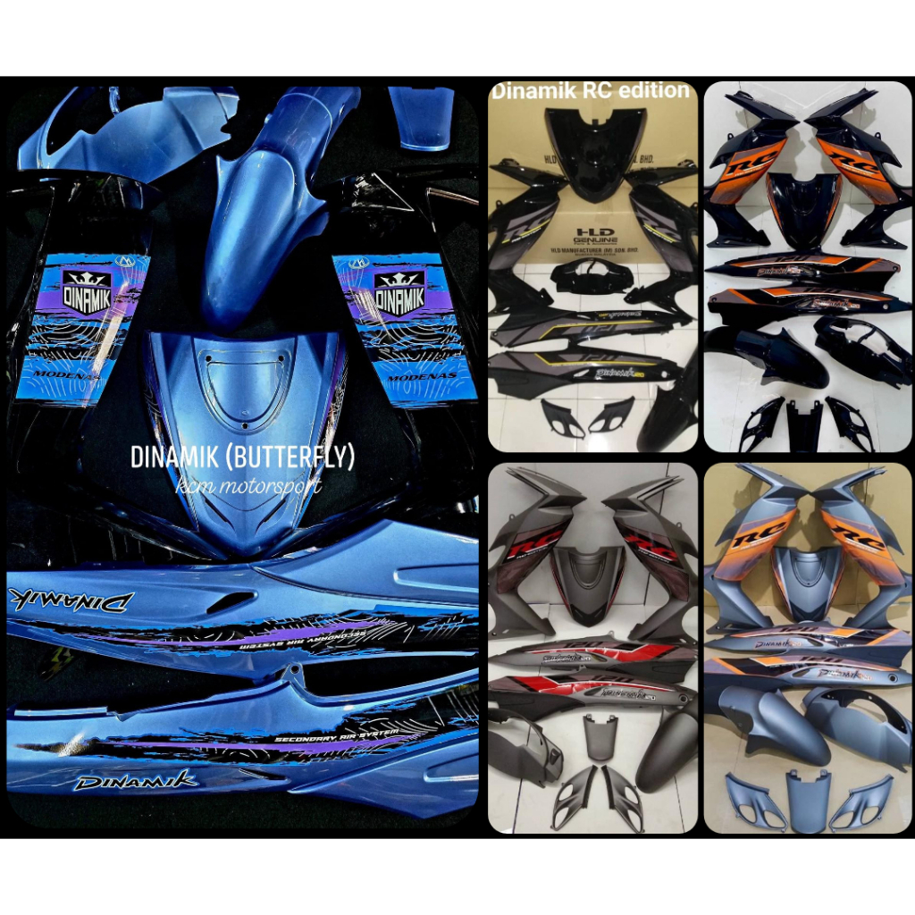 COVERSET MODENAS 120 DINAMIK RC / BUTTERFLY | Shopee Malaysia
