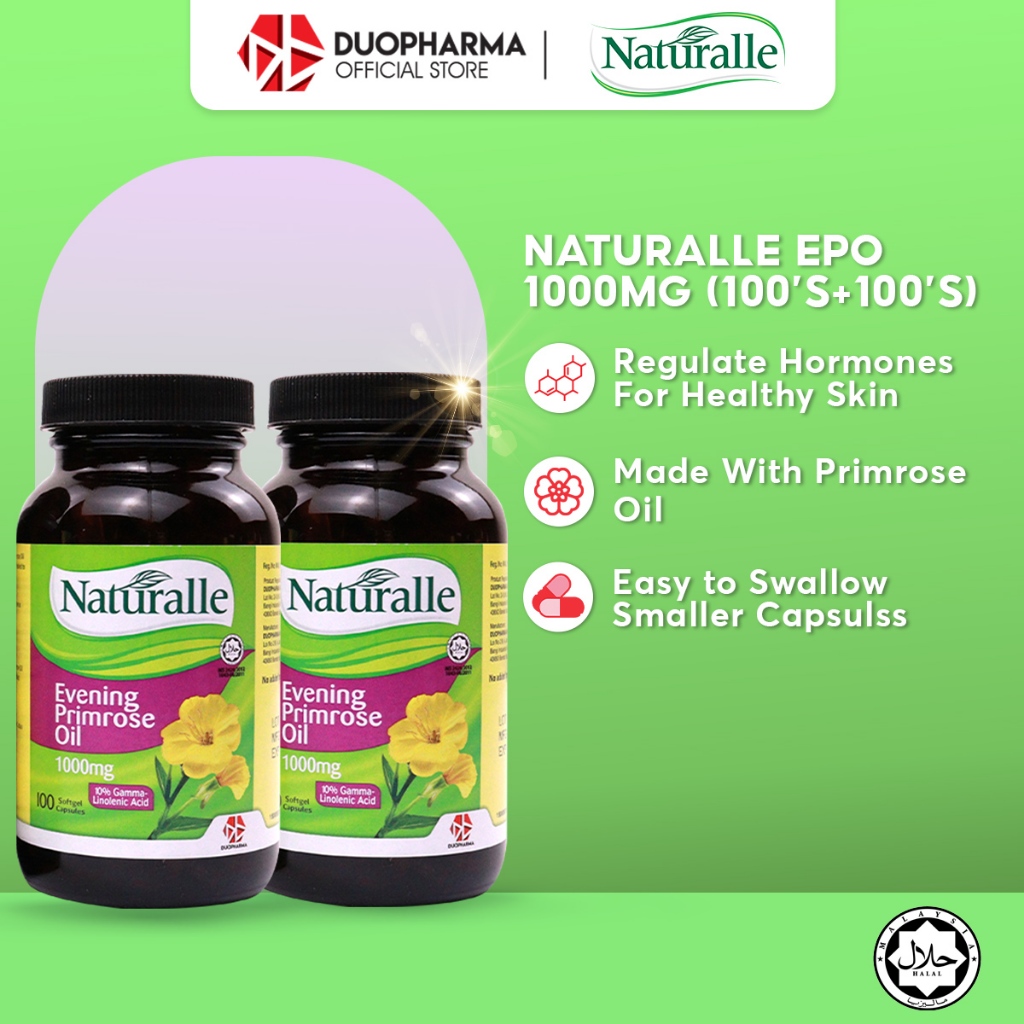 Naturalle EPO 1000mg (100's + 100's) | Shopee Malaysia