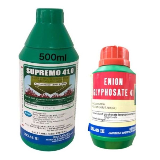 Supremo 41.0 500ml & Enion Glyphosate 250ml Herbicide For Grassland ...