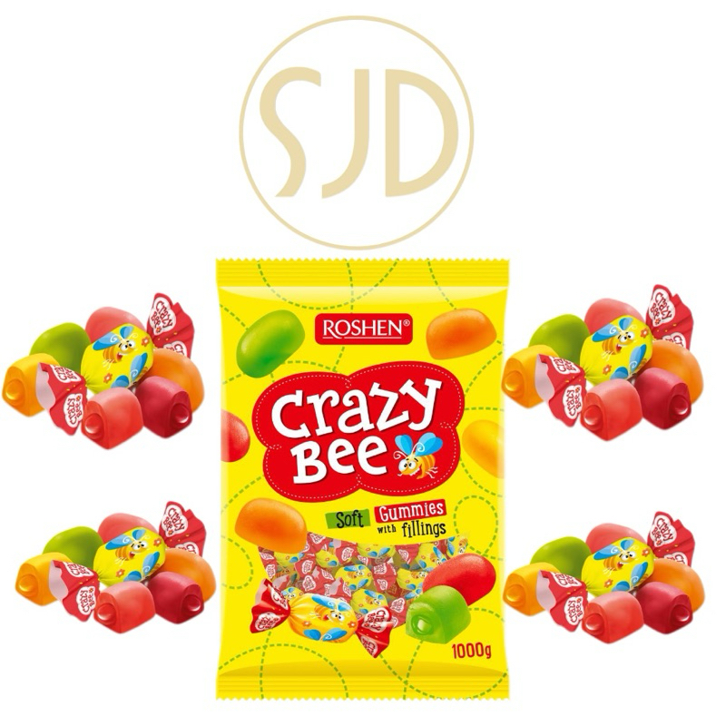 🔥Hot🔥 Roshen Crazy Bee Fruity Gummy Candy (200g，500g，1kg) | Shopee Malaysia