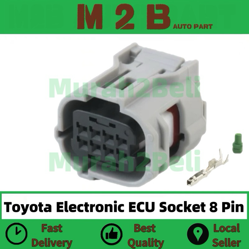 Toyota Electronic ECU Socket Connector 8 Pin | Shopee Malaysia