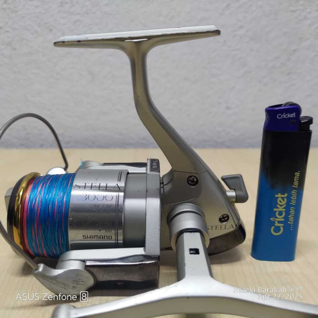 SHIMANO STELLA 3000 Fishing Reel Spinning Mesin Pancing Kekili Terpakai ...