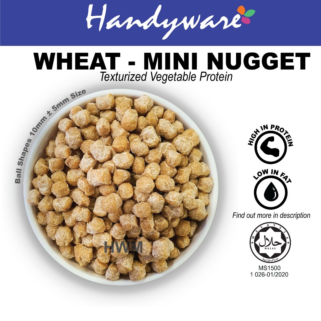 HWM - WHEAT BASED TEXTURIZED VEGETABLE PROTEIN (TVP) - 500G | 1000G ...