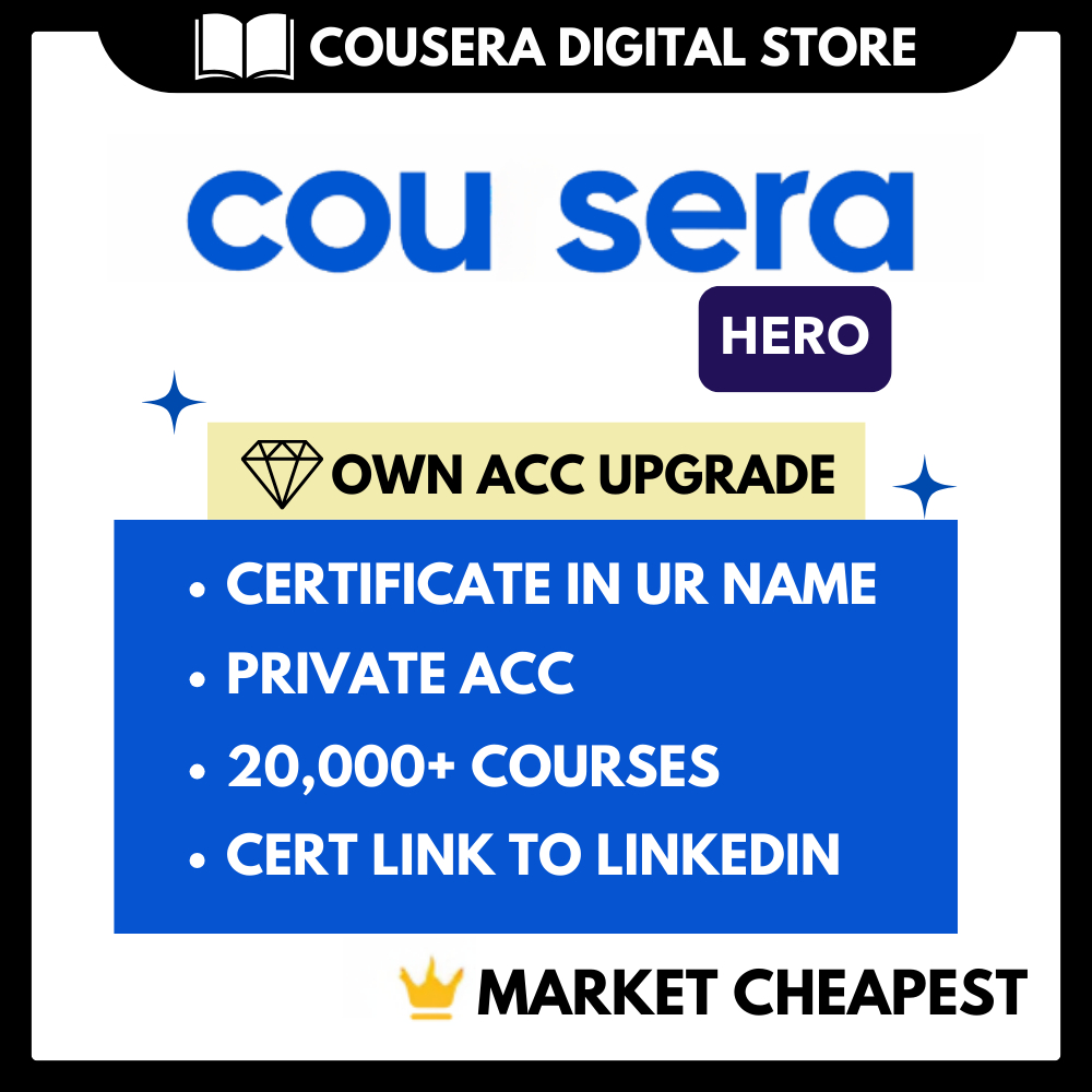 Coursera Plus 4k+Lifetimesold 3year+experienceSelling Unlock ur ...