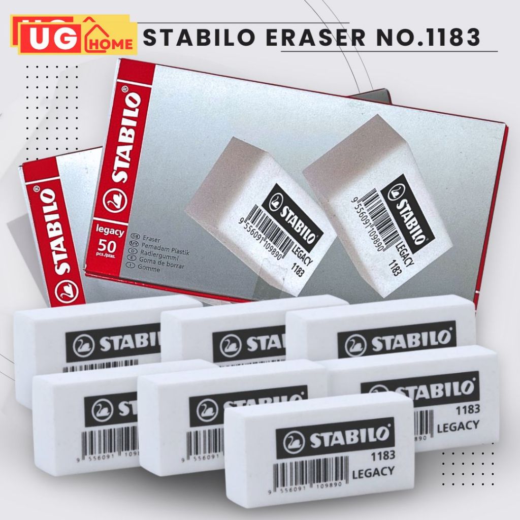 UG Stabilo Eraser White 1183 Legacy Eraser Pemadan Stabilo White Eraser ...