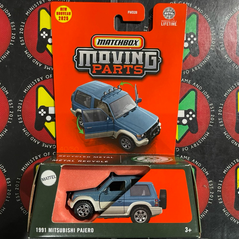 Matchbox Moving Part 1991 Mitsubishi Pajero | Shopee Malaysia