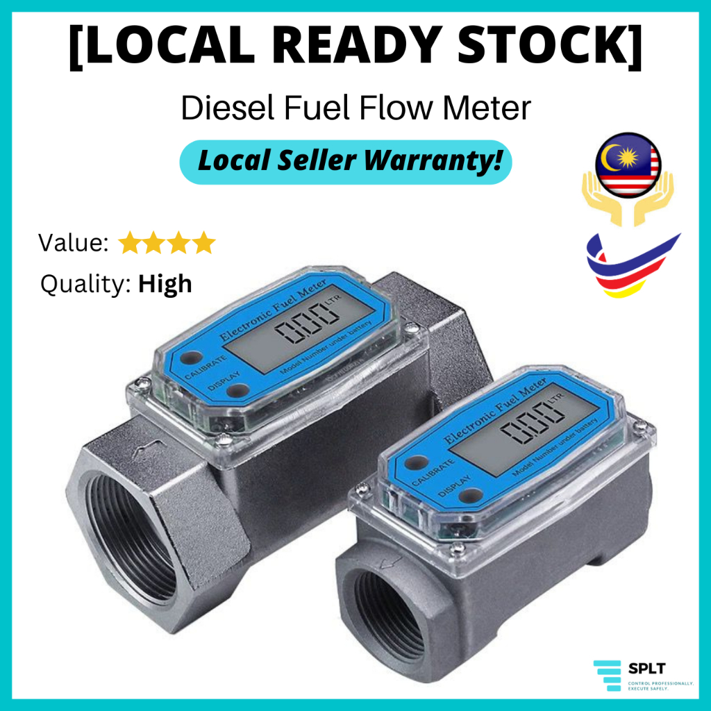 Digital display turbine flow meter for diesel oil, gasoline, kerosene ...