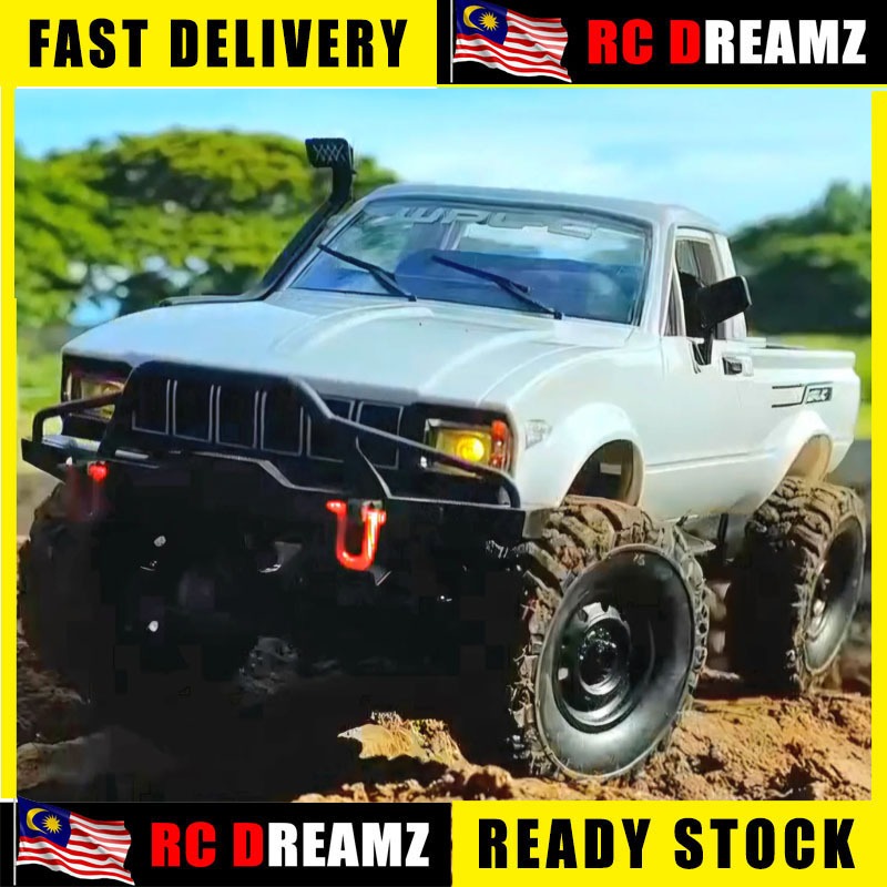 WPL C24-1 RC Crawler Hilux RC Car C24 Rock Crawler Double Cab RC Truck ...