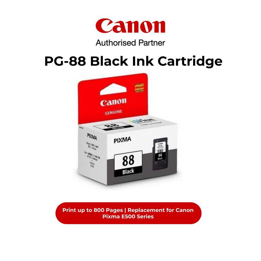 Canon PG-88 Black ink cartridges 21ML untuk E510 E500 E610 E600 - Cetak ...