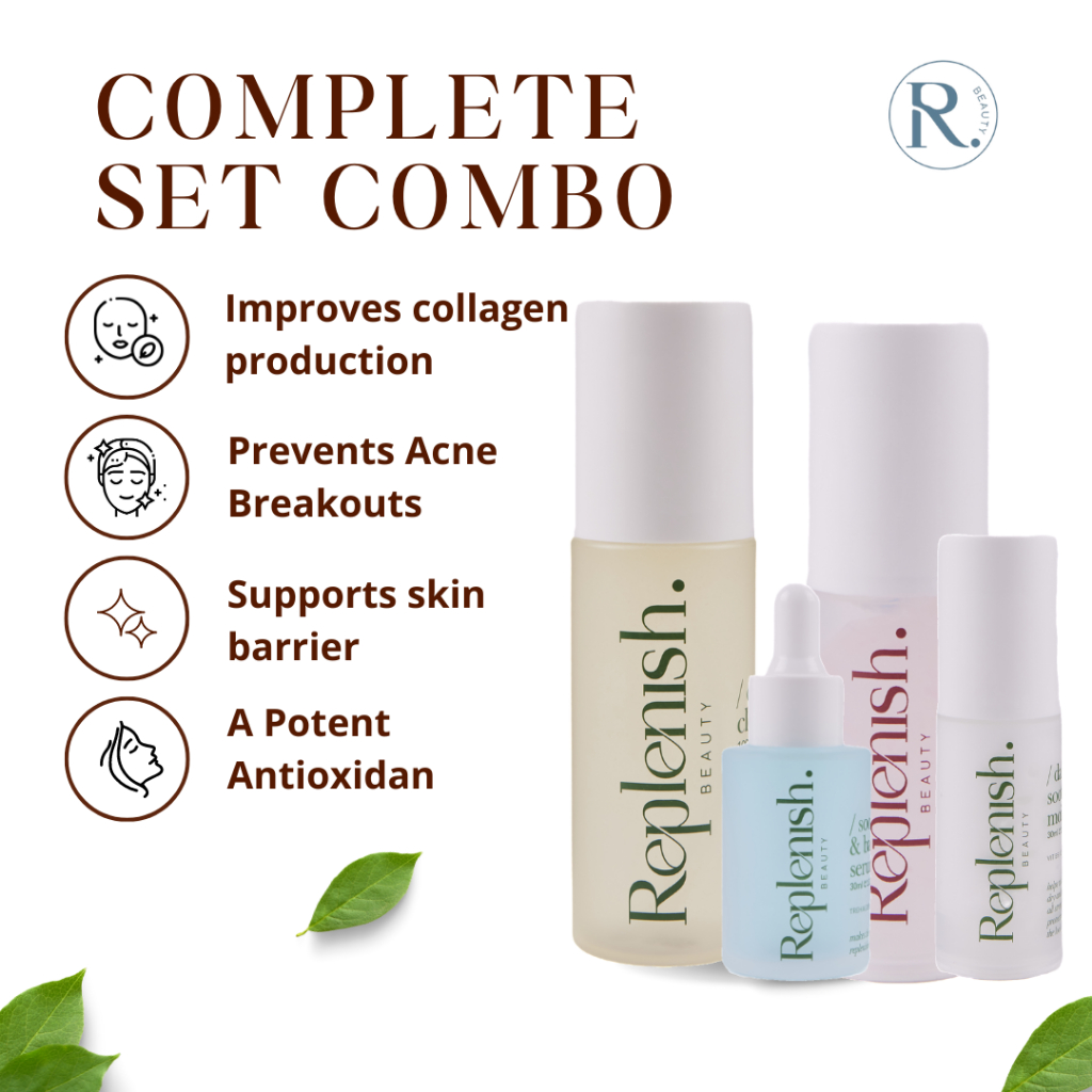 Complete Set Combo | Replenish Beauty | Shopee Malaysia