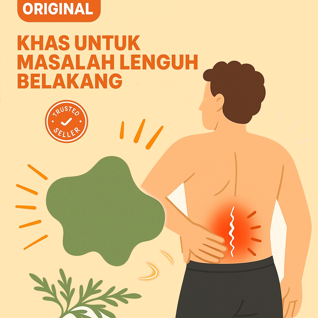 Plaster Sakit Belakang | Legakan Lenguh Pinggang, Tegang Otot, Slip ...