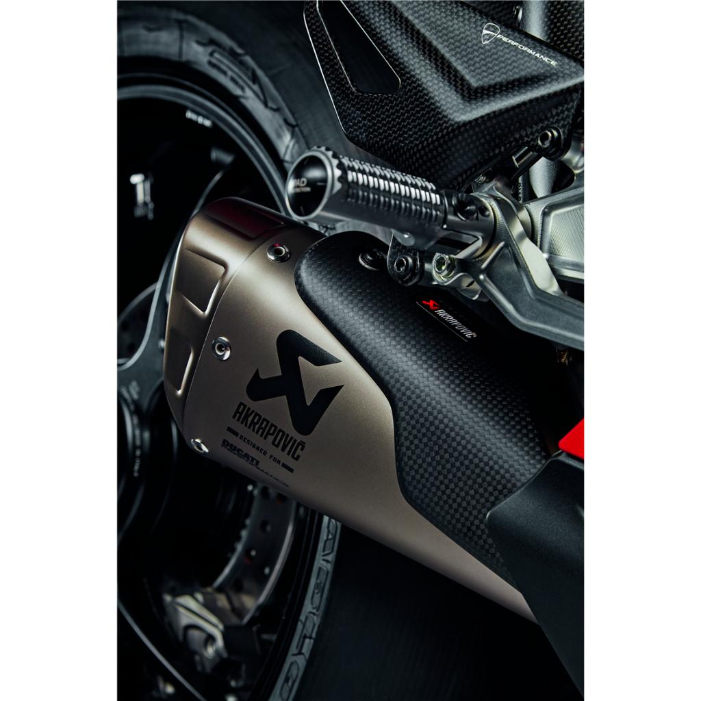 61MM Akrapovic Muffler Special Design Panigale V4 Titanium Performance ...