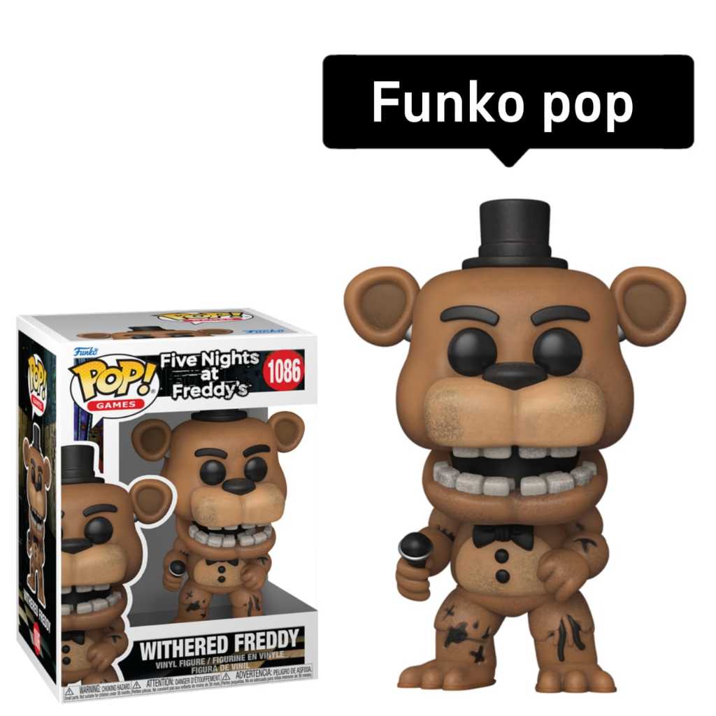 Original Funko Pop! Games Five Nights At Freddy's 1086 Withered Freddy ...