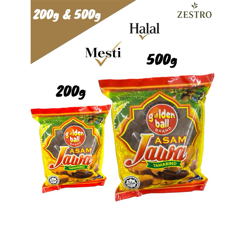 Asam Jawa Golden Ball 200g & 500g | Halal | Asam Masakan Pekat & Sedap | Tamarind Paste Untuk ...