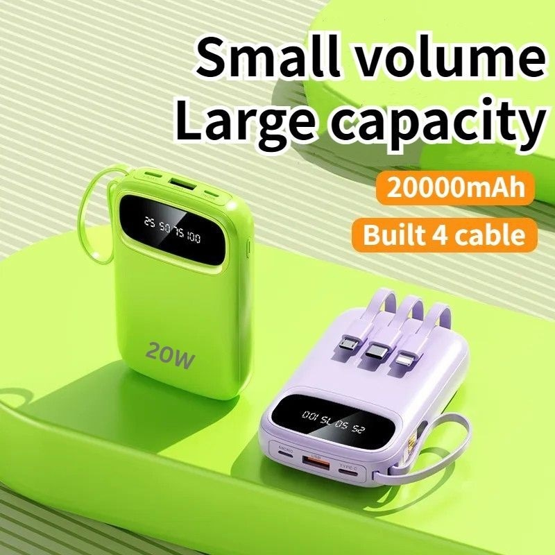 Fast Charging 20000mAh Powerbank Portable Slim 20w Power Bank With ...
