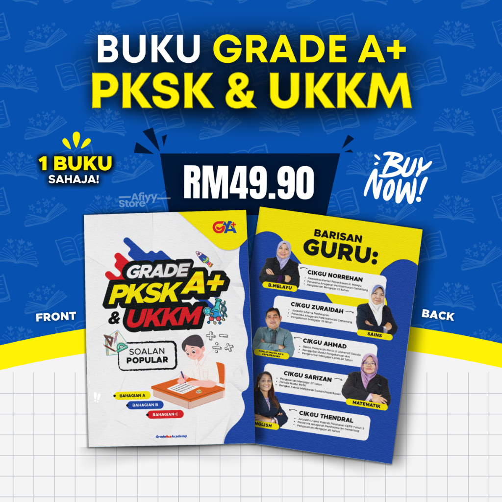 BUKU GRADE A+ PKSK DAN UKKM | Shopee Malaysia