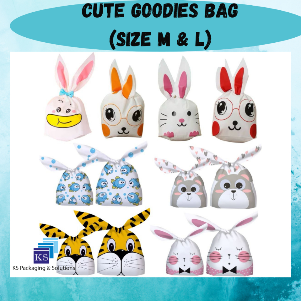 (50pcs) Cute Thick Goodies Bag/ Cookies Candy Goodies Bag/ Gift Bag ...