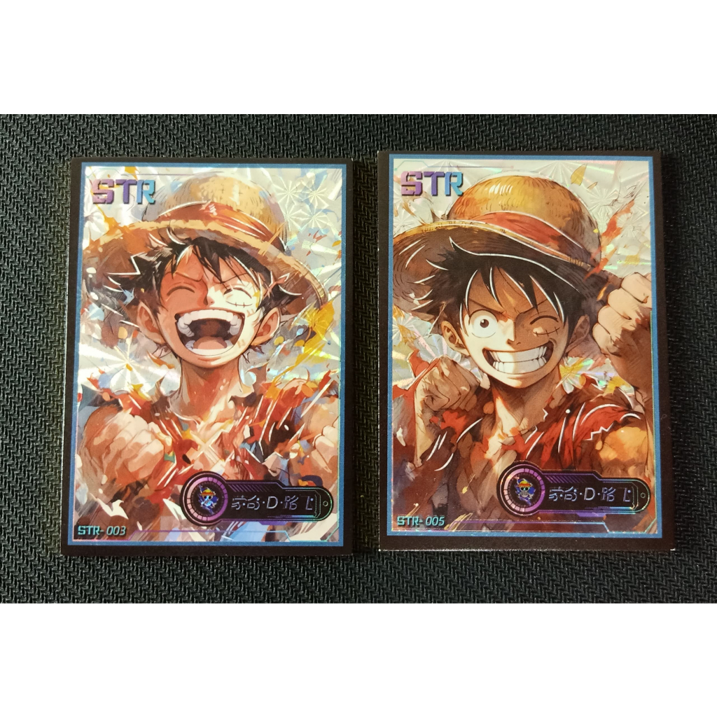 Monkey D. Luffy One Piece STR Collectible Cards (CCG) - 2pcs | Shopee ...