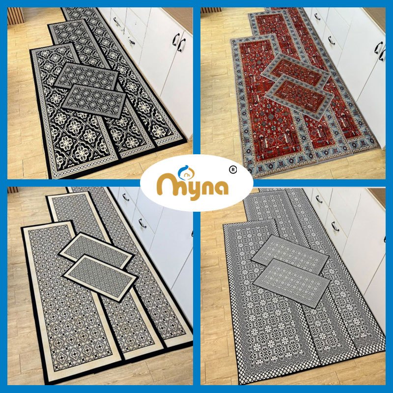 Myna | 5 in 1 COMBO High Quality Fully Getah Kitchen Karpet Runner ...