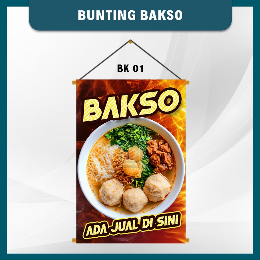 BUNTING BAKSO - BUNTING GERAI MAKANAN | Shopee Malaysia