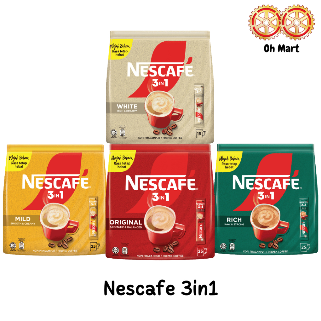 NESCAFE 3in1 Blend & Brew Original/Mild/Rich/White | Shopee Malaysia