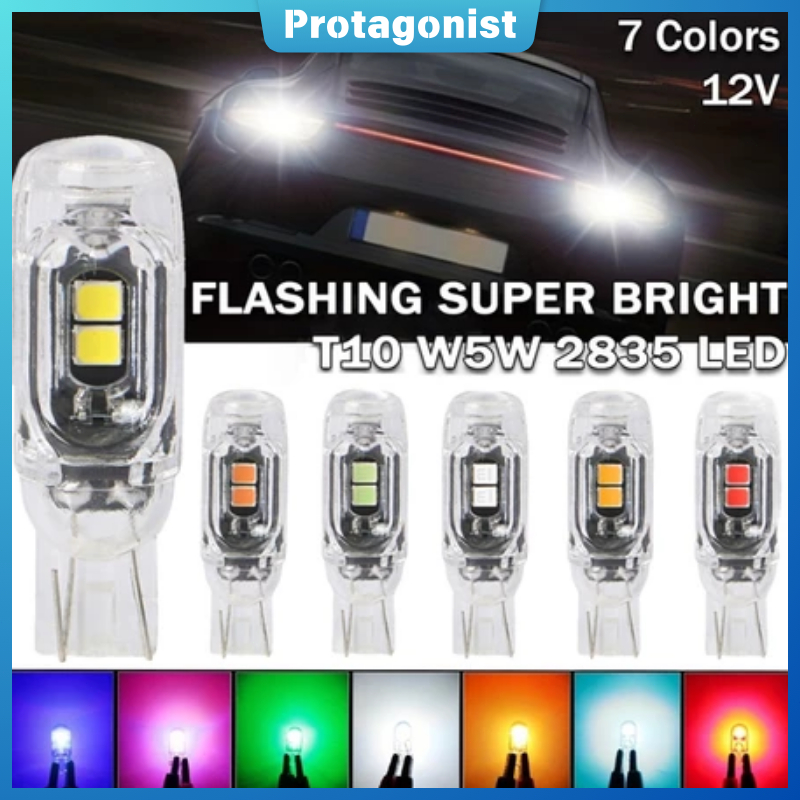 Motorcycle / Car T10 W5W Led Flash Strobe Bulb Flashing Interior ...
