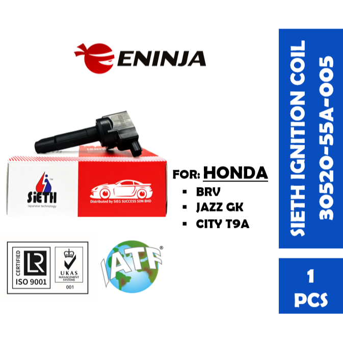 【100% ORIGINAL】SIETH Ignition Coil For Honda Brv/ Jazz GK5/ City T9A ...