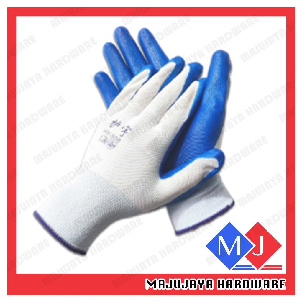 Nitrile Gloves Nitrile Sarung Tangan Anti Slip Oil Resistant Industry ...