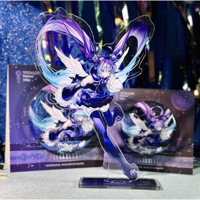 Infinity Hatsune Miku Doujin Goods – Miku Oval Badge & Acrylic Stand ...