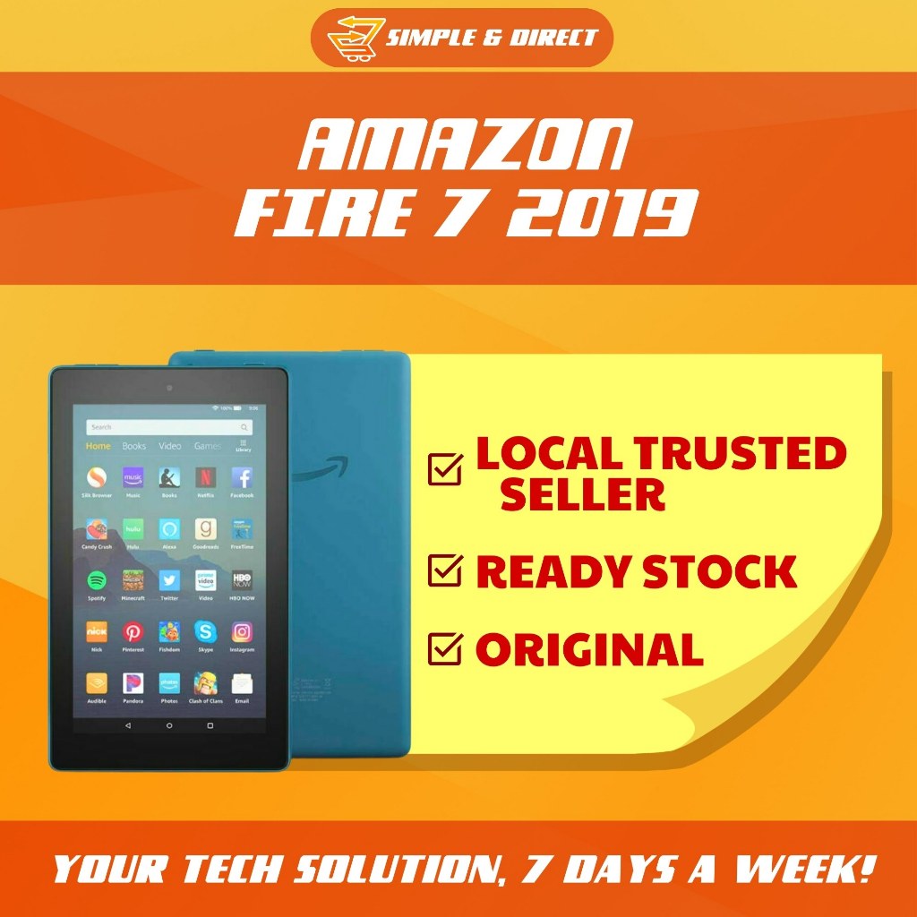 USED AMAZON FIRE 7 2019 ORIGINAL SECONDHAND | Shopee Malaysia