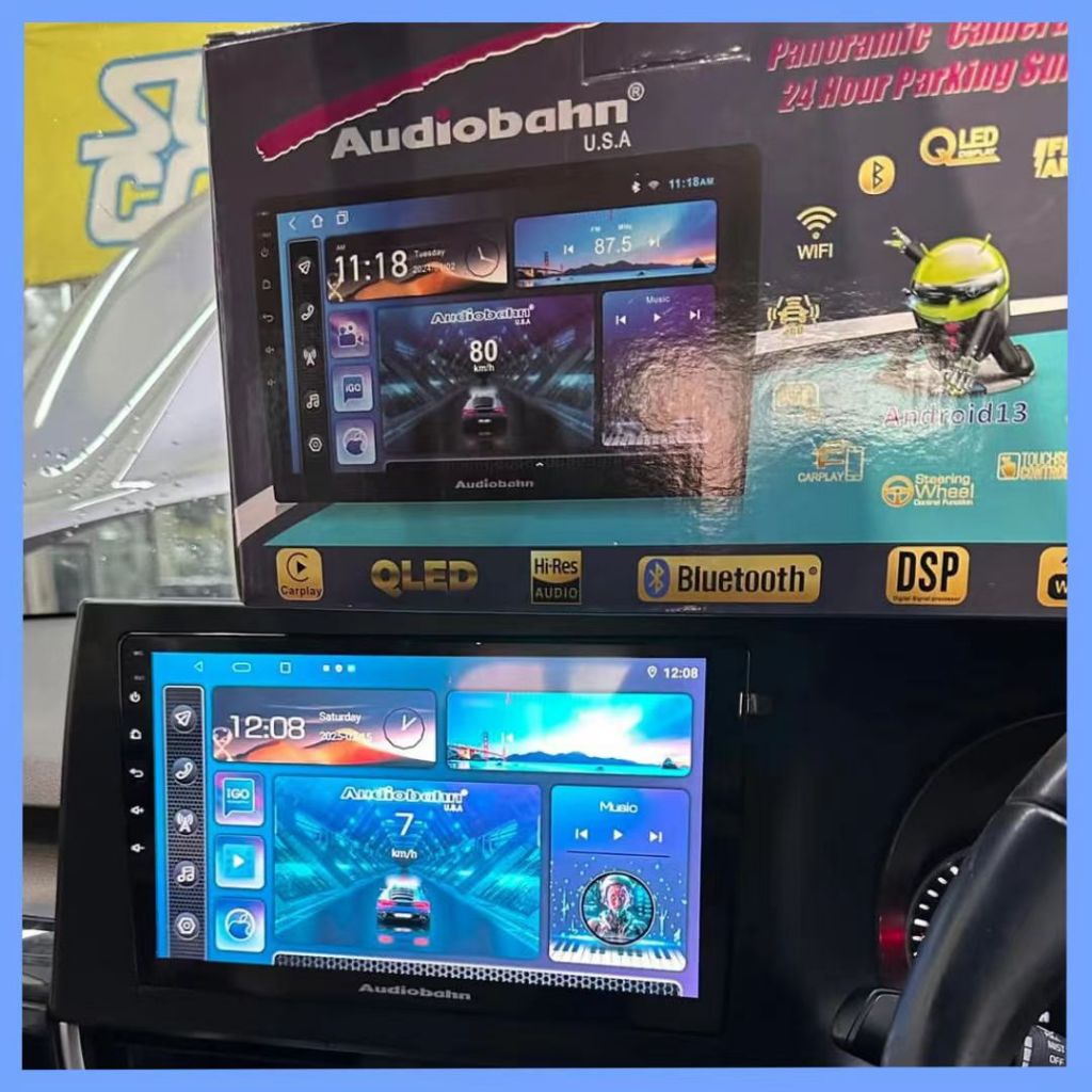 Audiobahn AB-T5360HD Car Android Player 9 & 10 Inch Screen 4GB RAM + 64GB ROM/AHD/CP | Shopee ...
