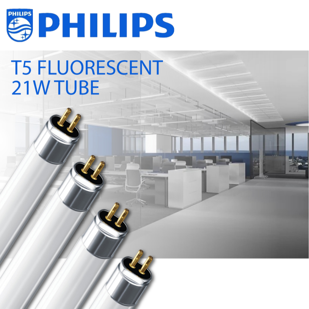 T5 TUBE PHILIPS FLUORESCENT 21W 830/840/865 X 10 pcs | Shopee Malaysia