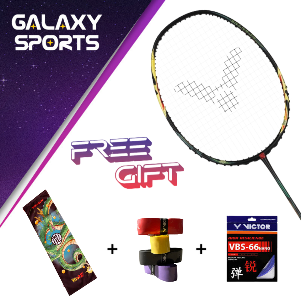VICTOR X DRAGON BALL Z Collection THRUSTER K SHENRON Badminton Racket ...