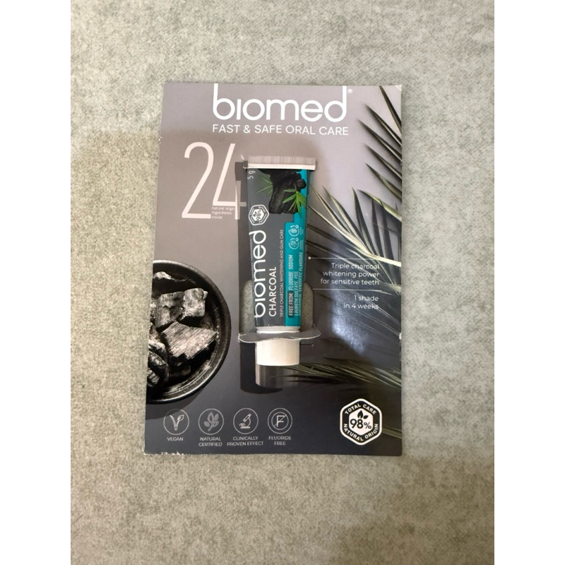 Biomed Complete care Charcoal toothpaste 5g | Shopee Malaysia