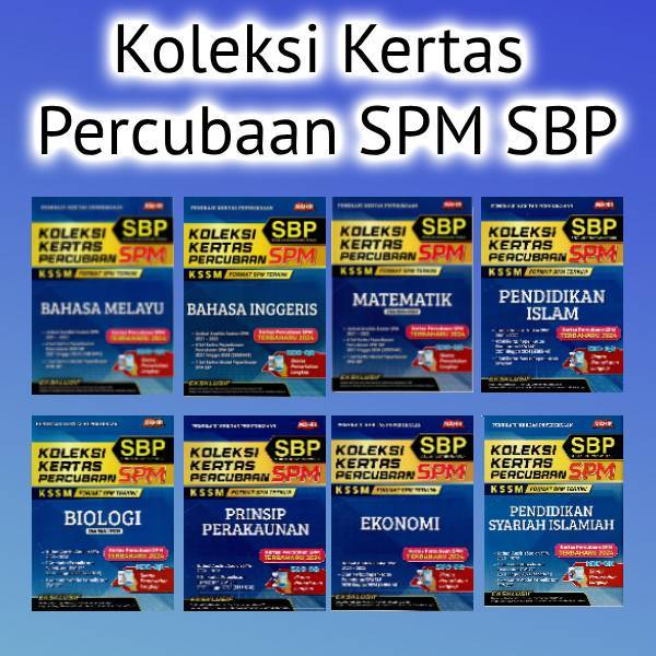 2025 KOLEKSI KERTAS PERCUBAAN SPM SBP | Shopee Malaysia