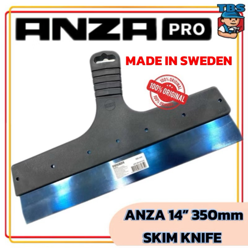 100% Original ANZA Tapping Knife 14“ 350mm / Sudu Skim / Putty Knife / Putty Scraper | Shopee ...