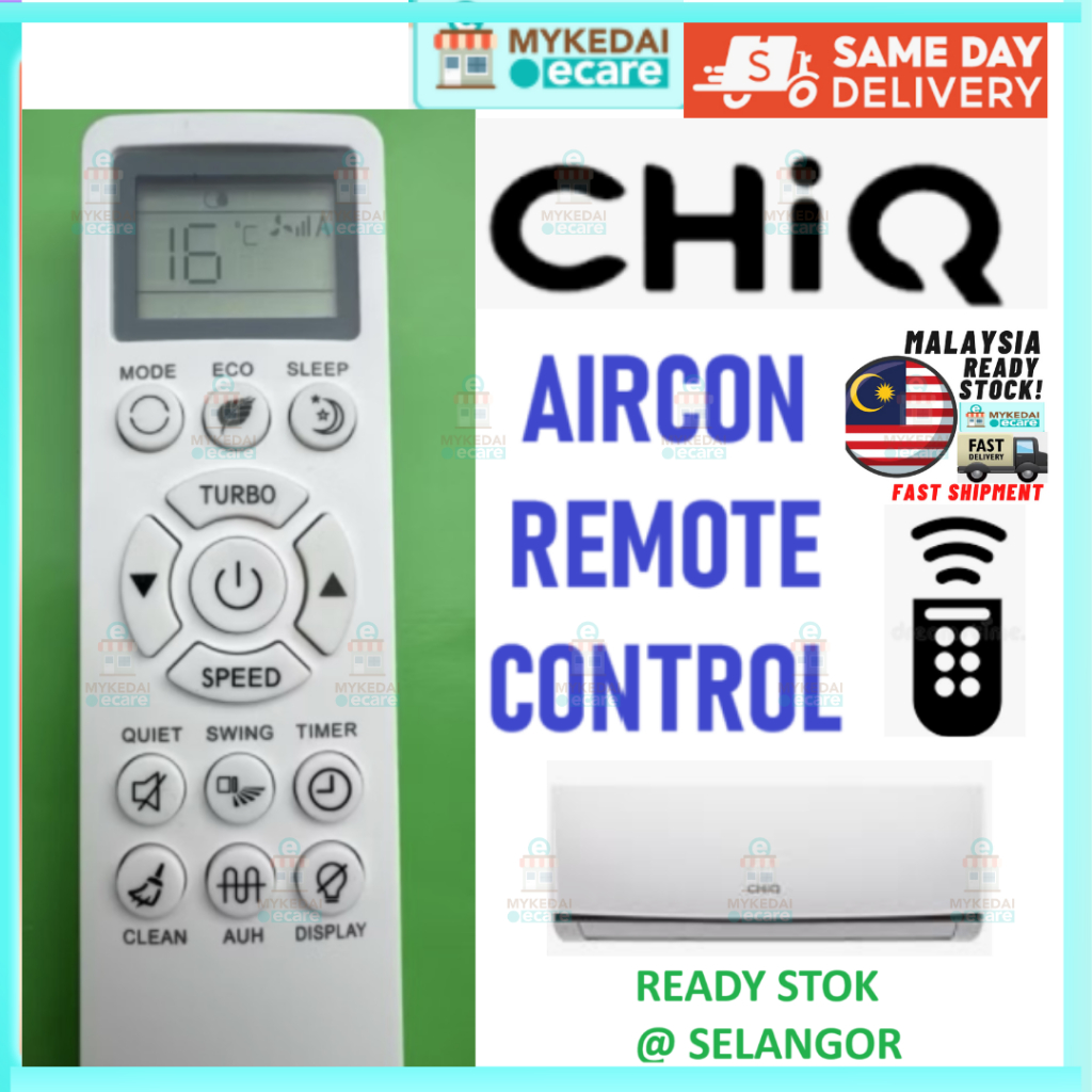 CHiQ by ChangHong Air Conditioner Non-Inverter Air Cond Fast Cooling ...