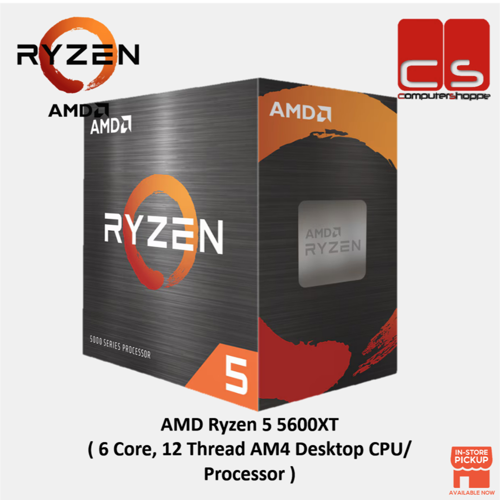 AMD Ryzen 5 5600XT ( 6 Core, 12 Thread AM4 Desktop CPU/ Processor ) | Shopee Malaysia