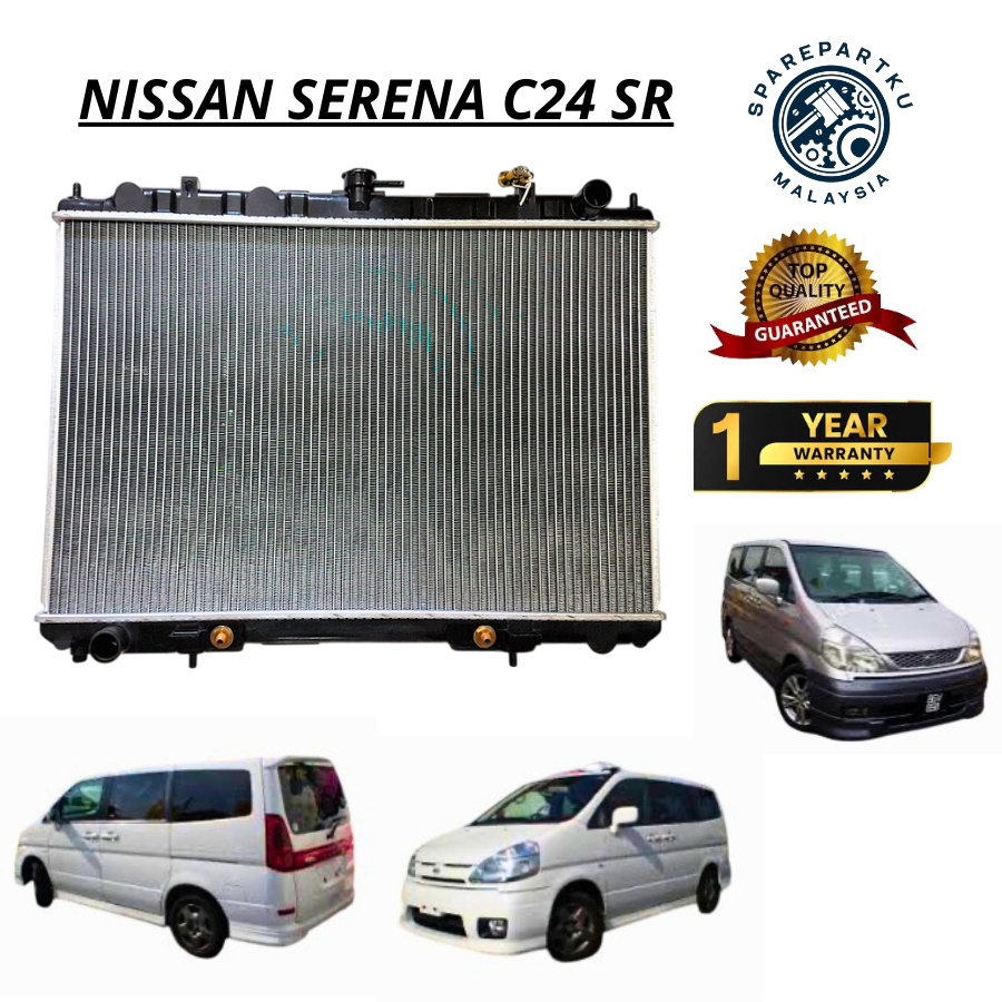 NISSAN SERENA C24 SR AUTO (2002) SR20 ENGINE RADIATOR TEBAL TANGKI AIR ...