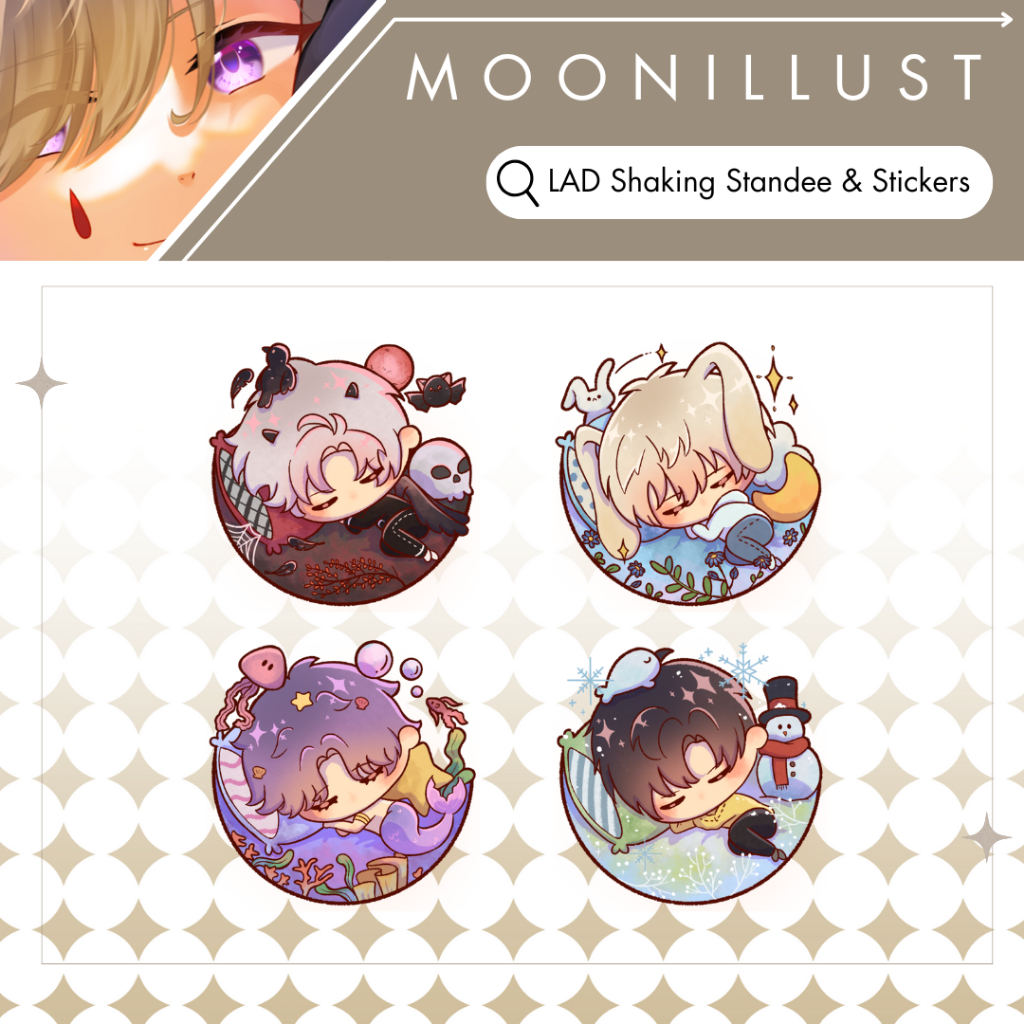 [LOVE AND DEEPSPACE] Shaking Standee Sylus | Xavier | Rafayel | Zayne ...