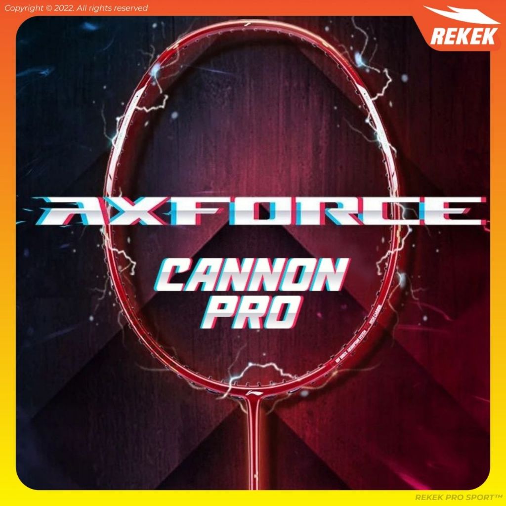 LI-NING AxForce Cannon Pro Raket Badminton Racket Original LINING ...